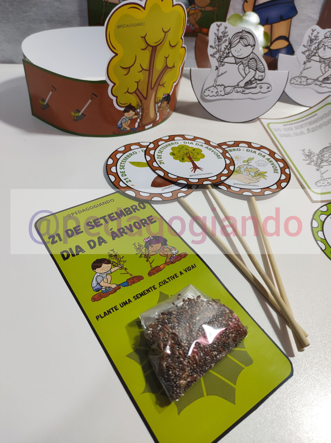 Mini kit dia da árvore – Lojinha do professor