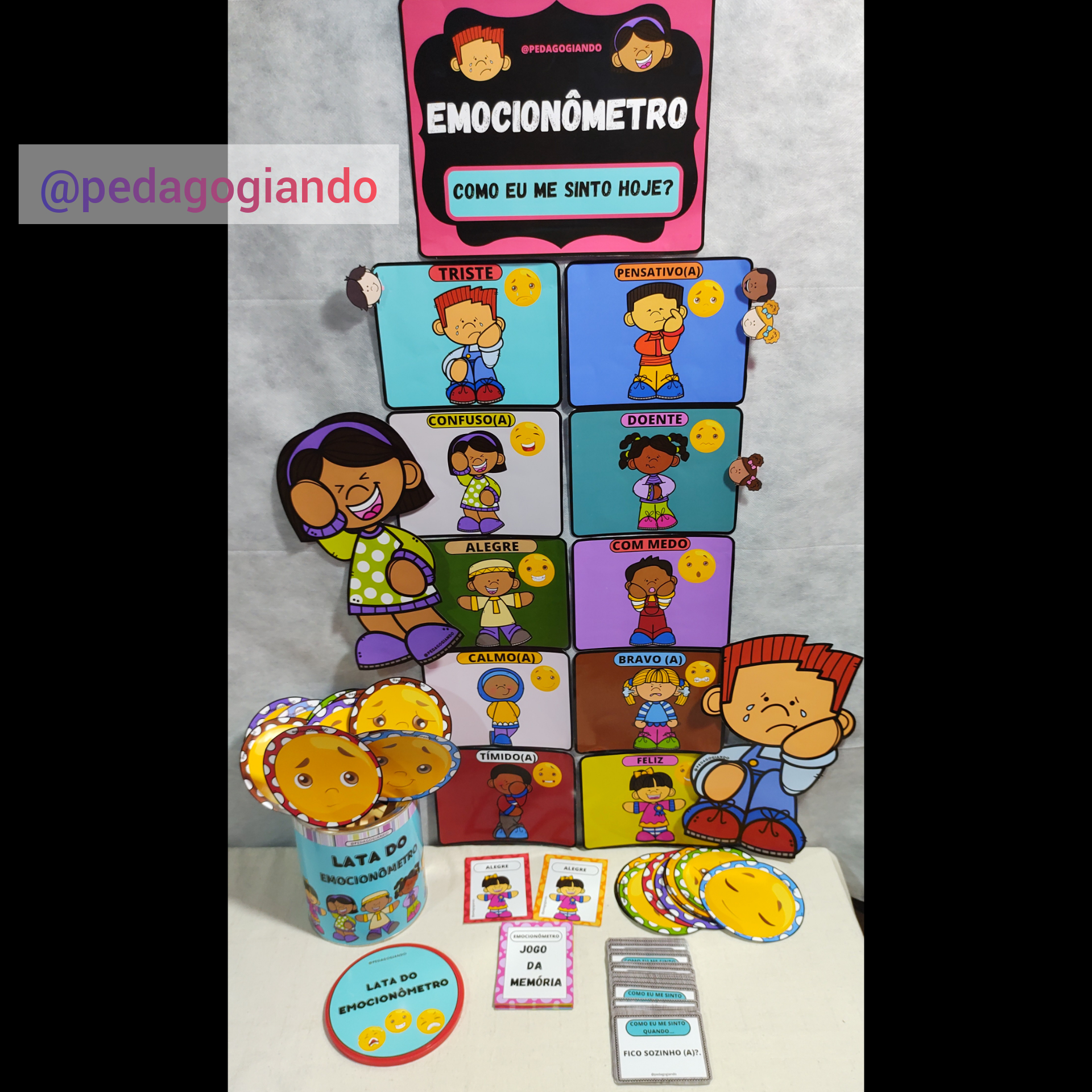 Emocionômetro- kit – Lojinha do Professor