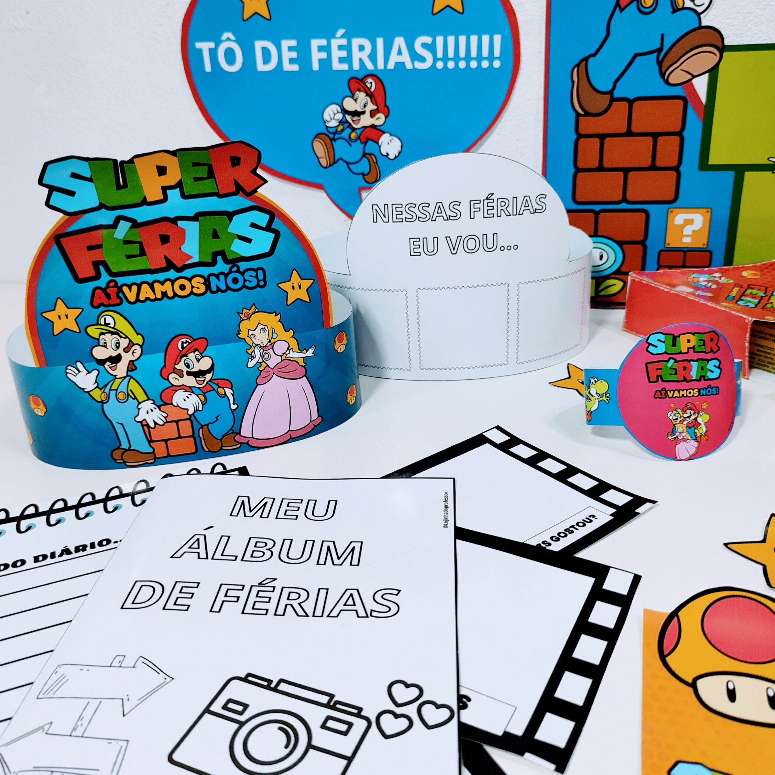 SUPER FÉRIAS MÁRIO-KIT – Lojinha do professor