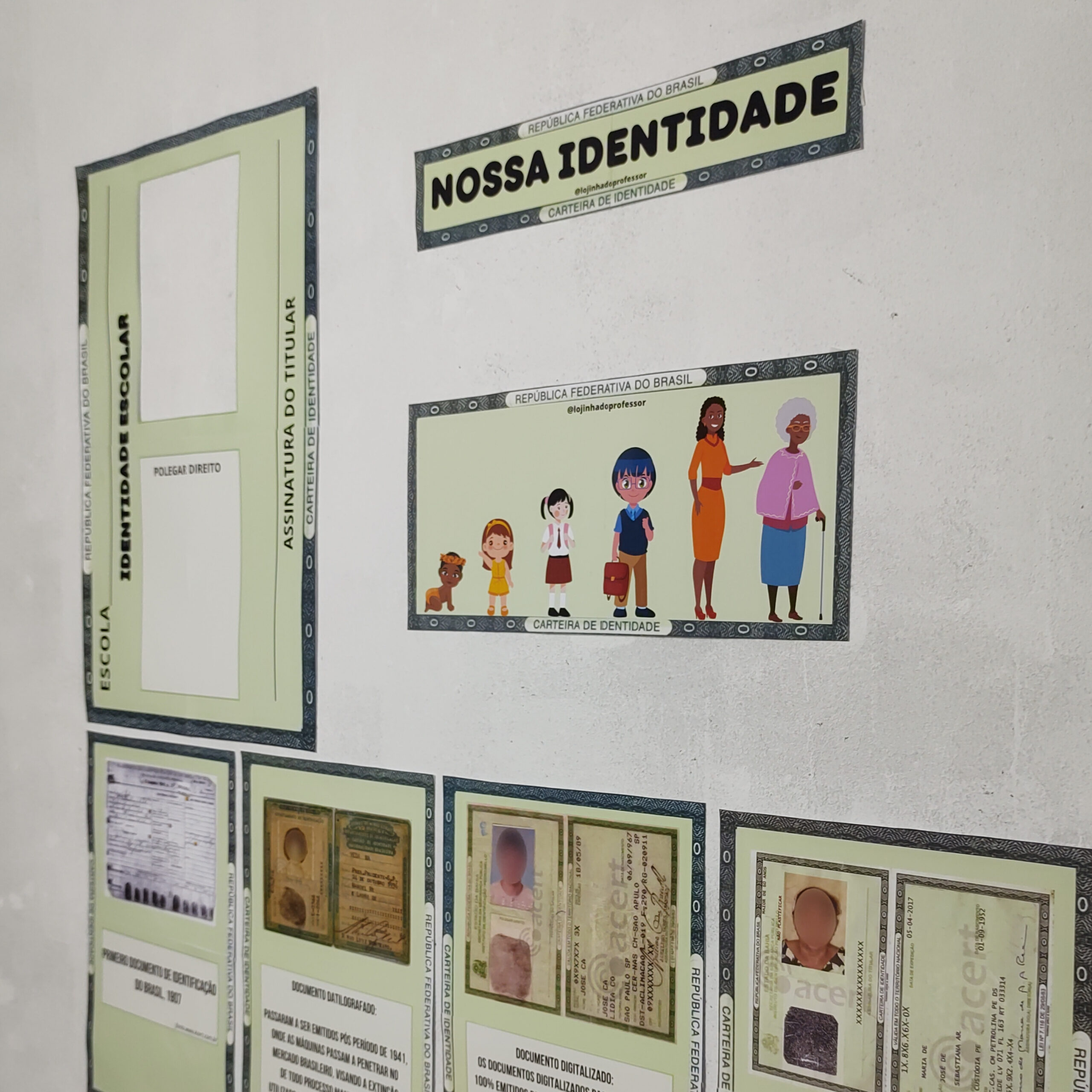 Identidade- kit – Lojinha do professor