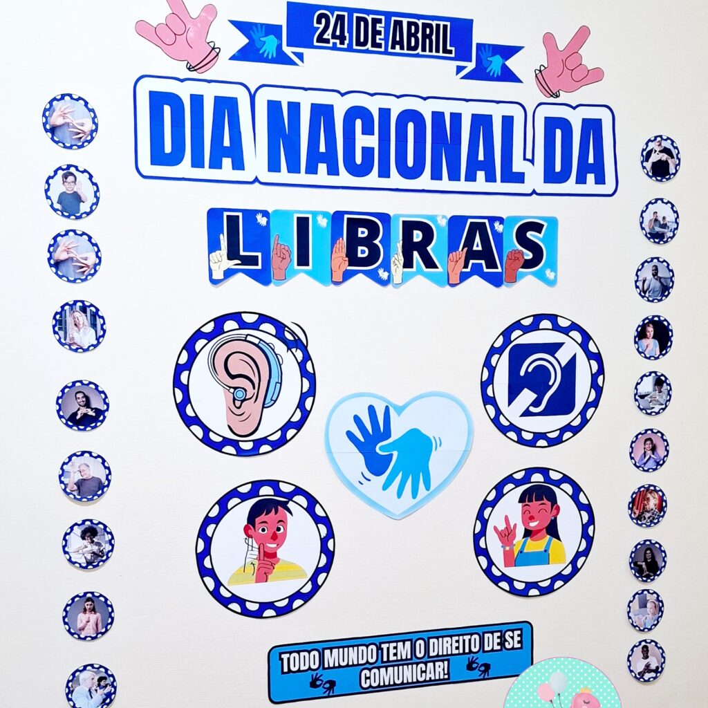 Dia Nacional da LIBRAS-painel - Lojinha do professor