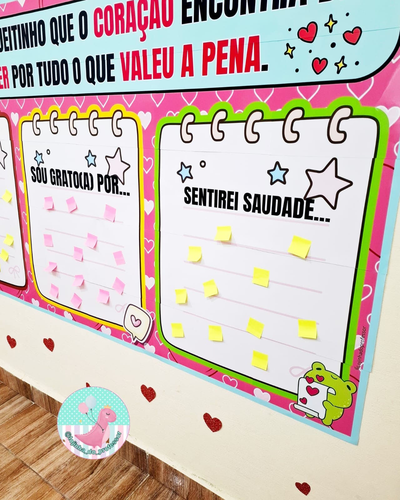 Mural da Saudade-Aula da Saudade – Lojinha do Professor