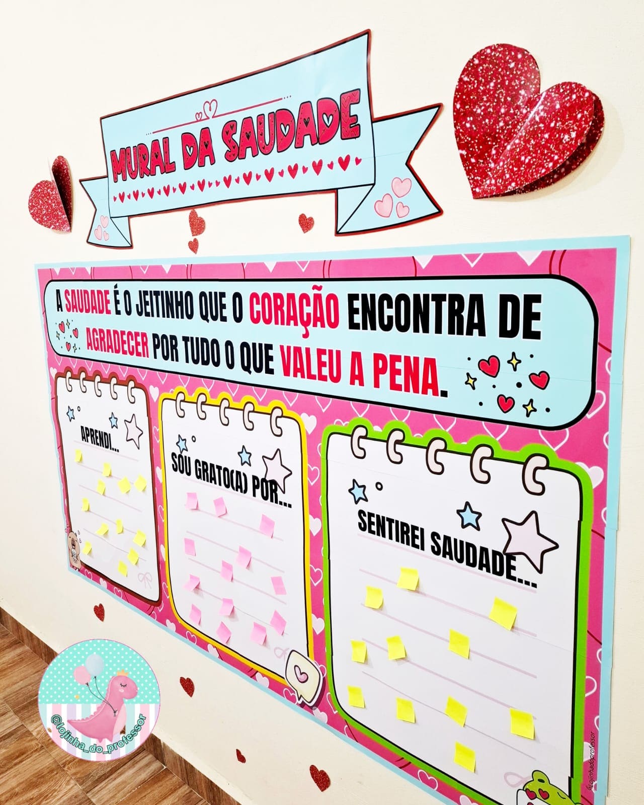 Mural da Saudade-Aula da Saudade – Lojinha do Professor