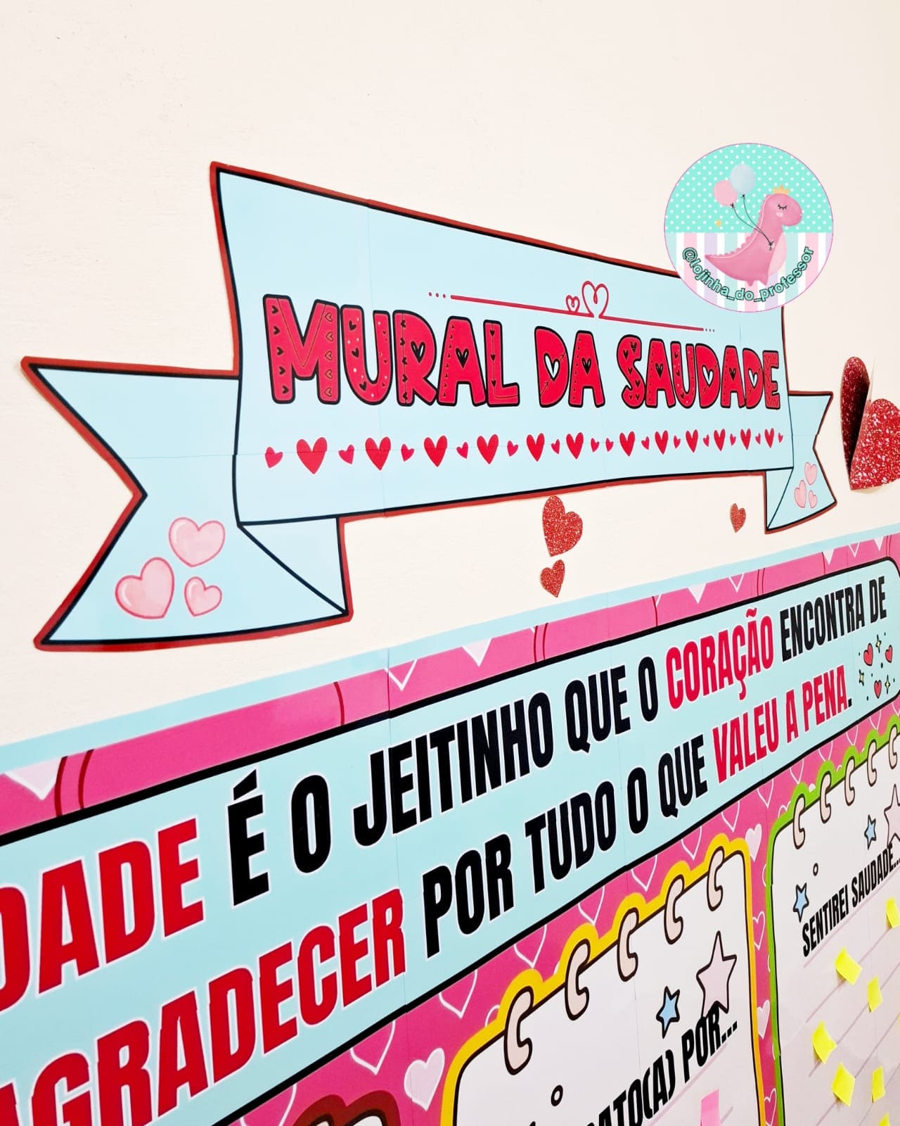 Mural da Saudade-Aula da Saudade – Lojinha do Professor