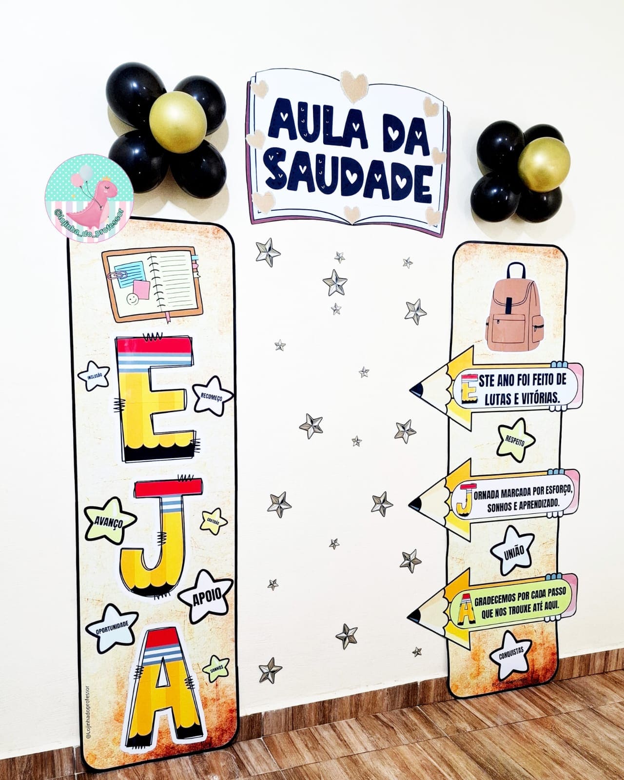 EJA-Aula da Saudade-Mural para foto – Lojinha do Professor